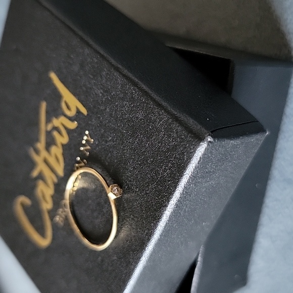 Catbird | Jewelry | Catbird Satomi Kawakita Baby White Diamond Hexagon ...